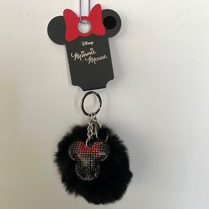 Disney | Accessories | Disney Primark Minnie Mouse Keychain Bag Poof ...